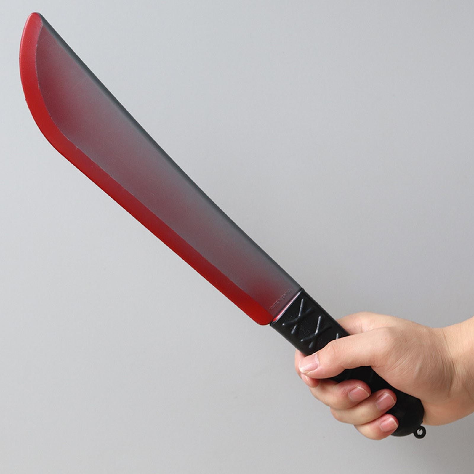 Halloween Fake Machetes Plastic Machette Knife Prop Realistic Knife ...