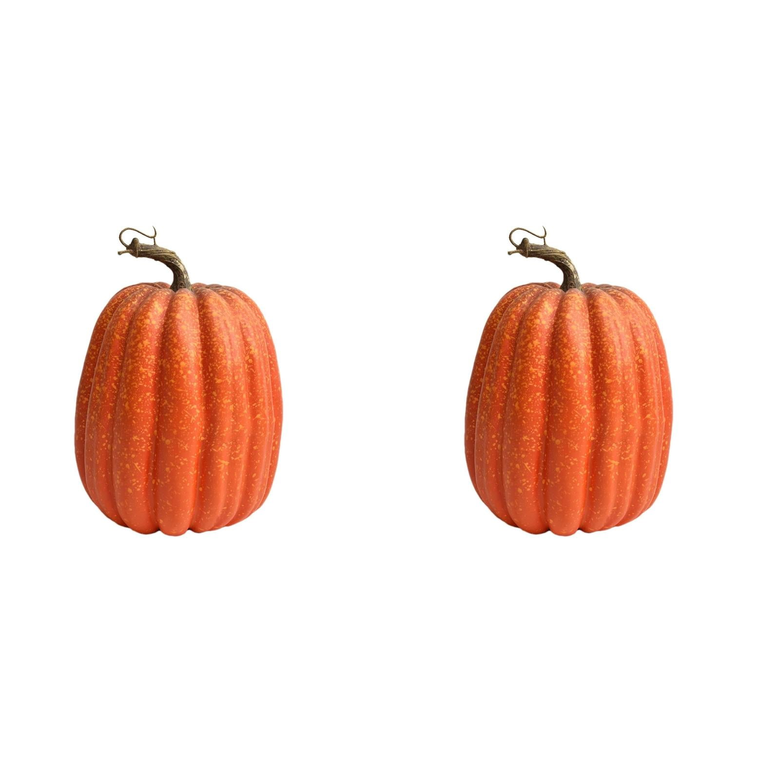 Halloween Fall Decorations Artificial Faux Foam Pumpkins - Realistic ...