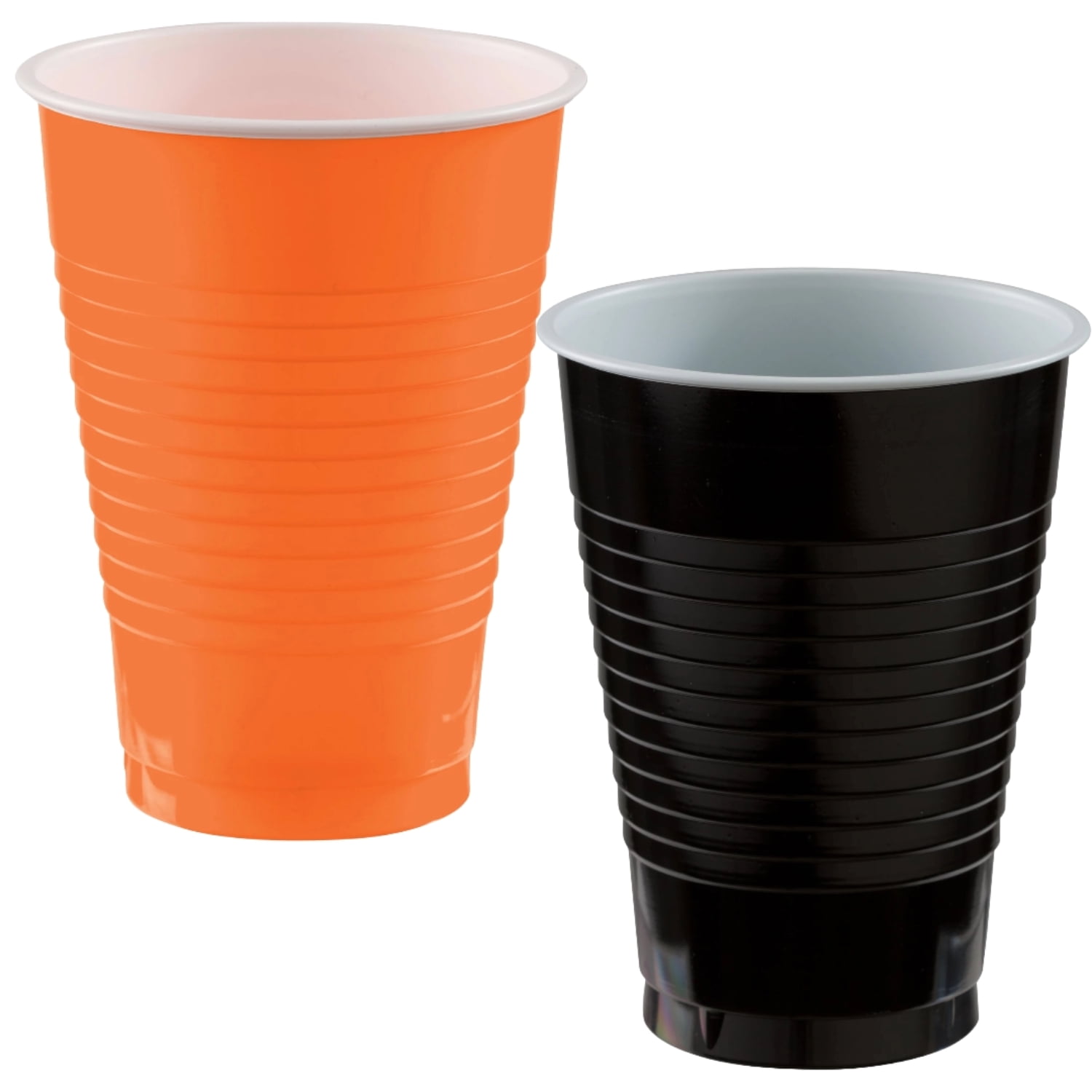 Halloween-Fall Seasonal Theme Colors, Elegani 12 oz. Plastic Disposable ...