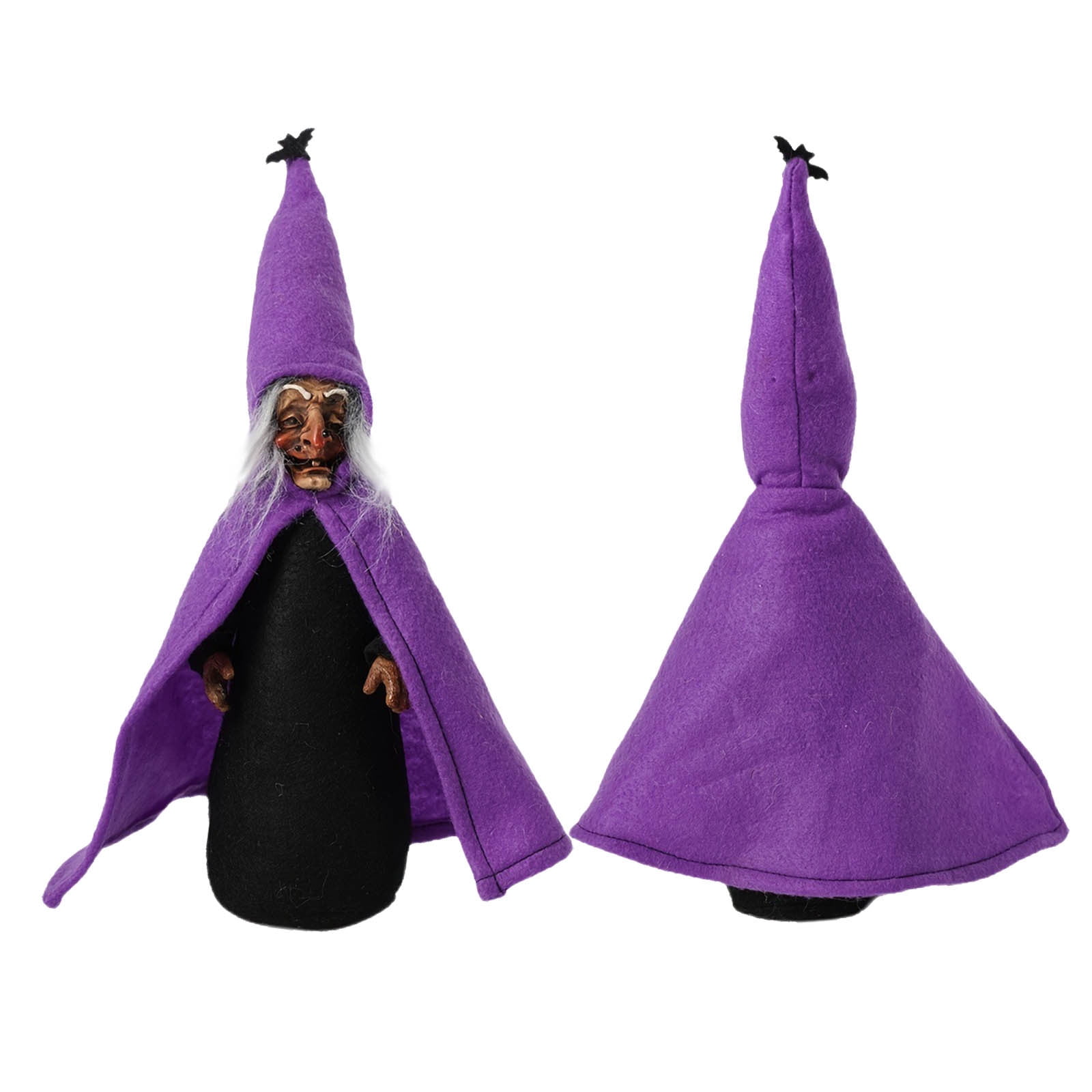 Halloween Fall Witch 14" Tabletop Felt Fabric Halloween Fall Witch ...