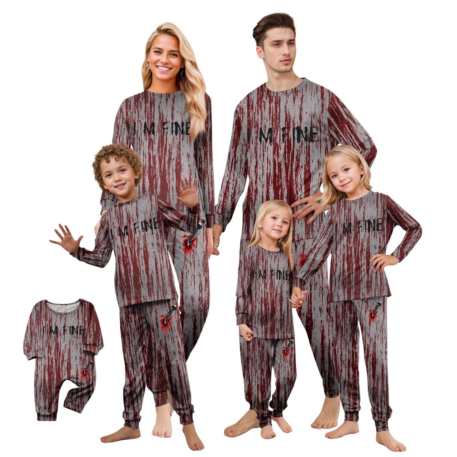 Halloween Family Pajamas Matching Set, Matching Halloween Sleepwear for ...