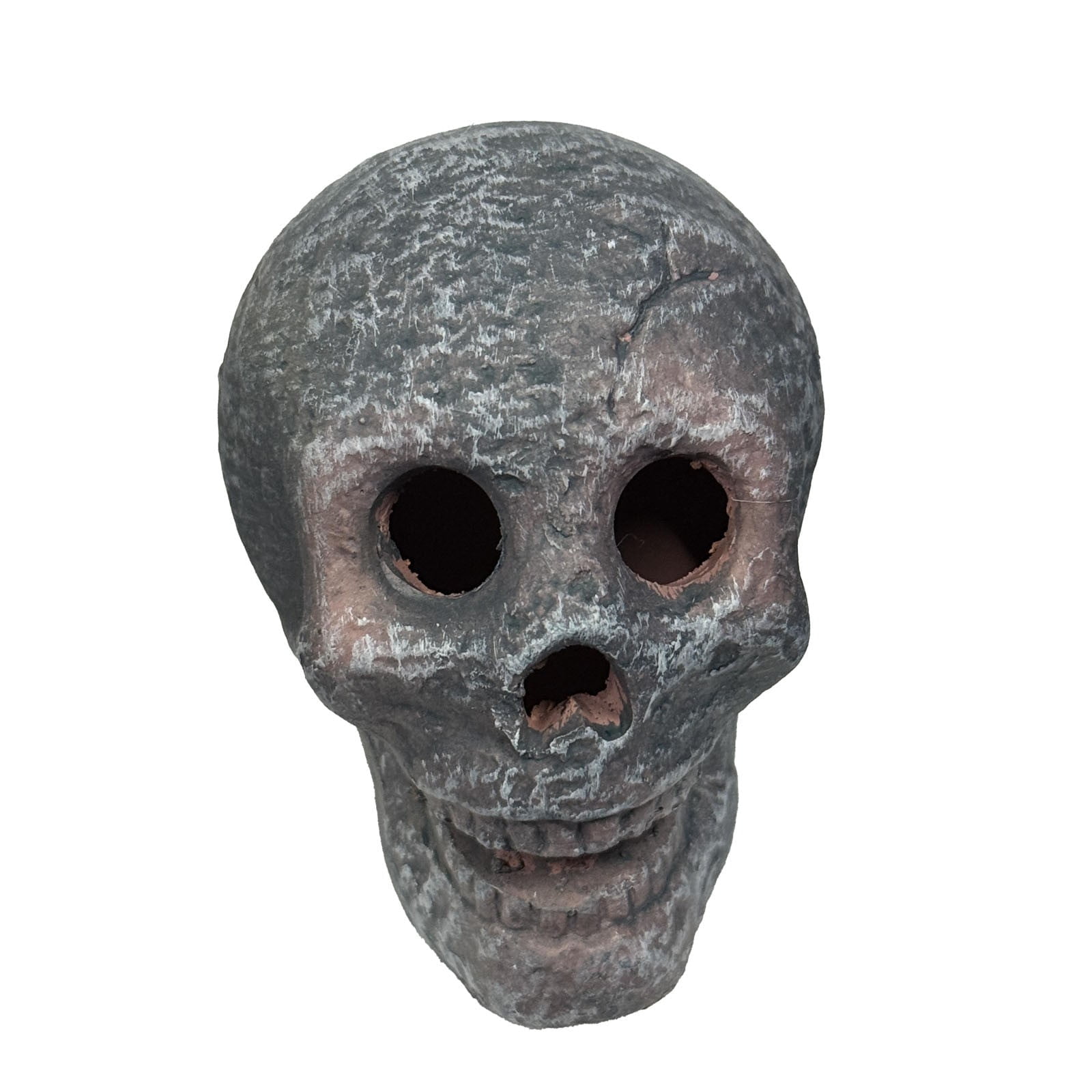 Halloween Fire Pit Skull Decoration, Reusable Fireproof Human Skull Gas ...