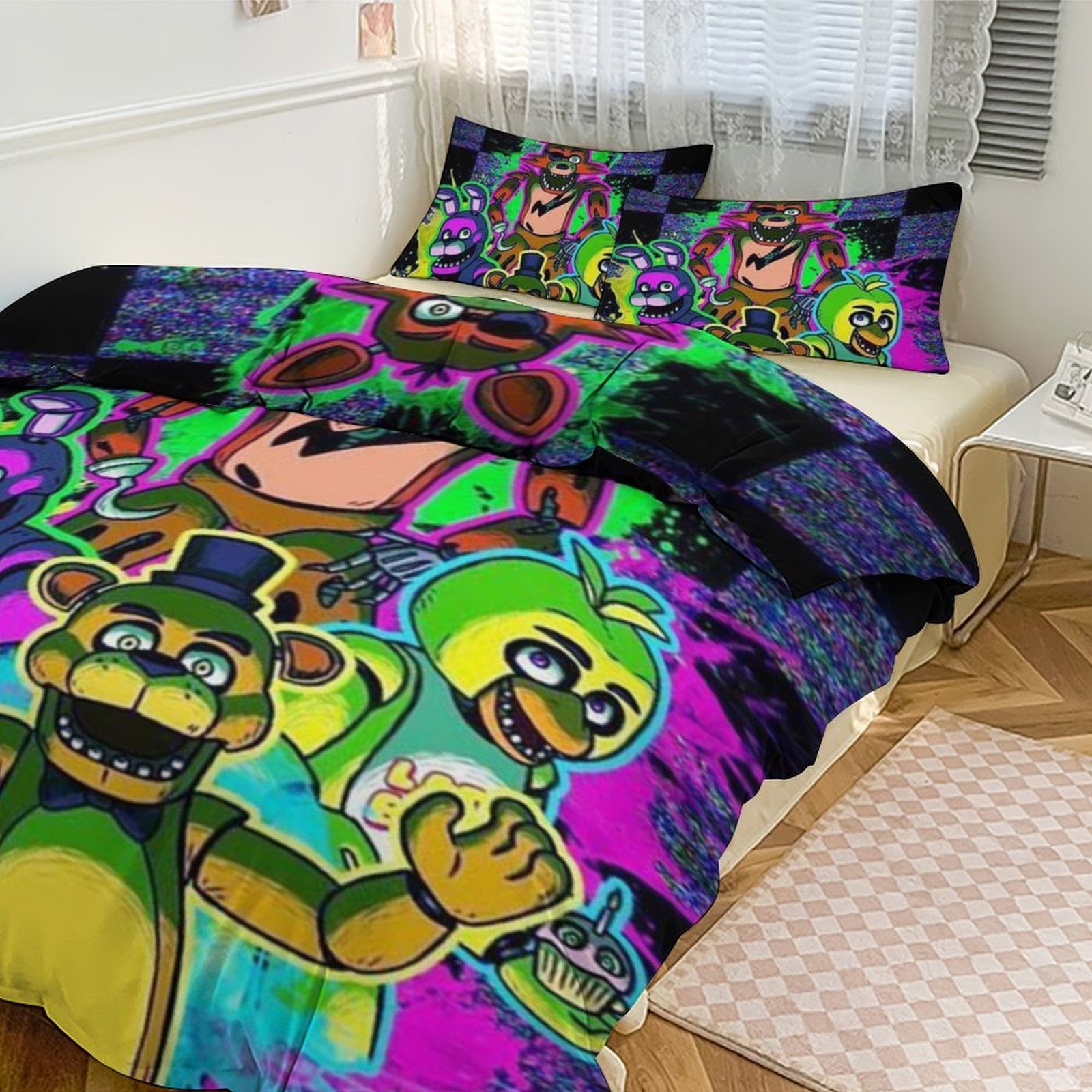 Halloween Five Nights at Freddy Bedding Set For Adults and Teens 3 ...