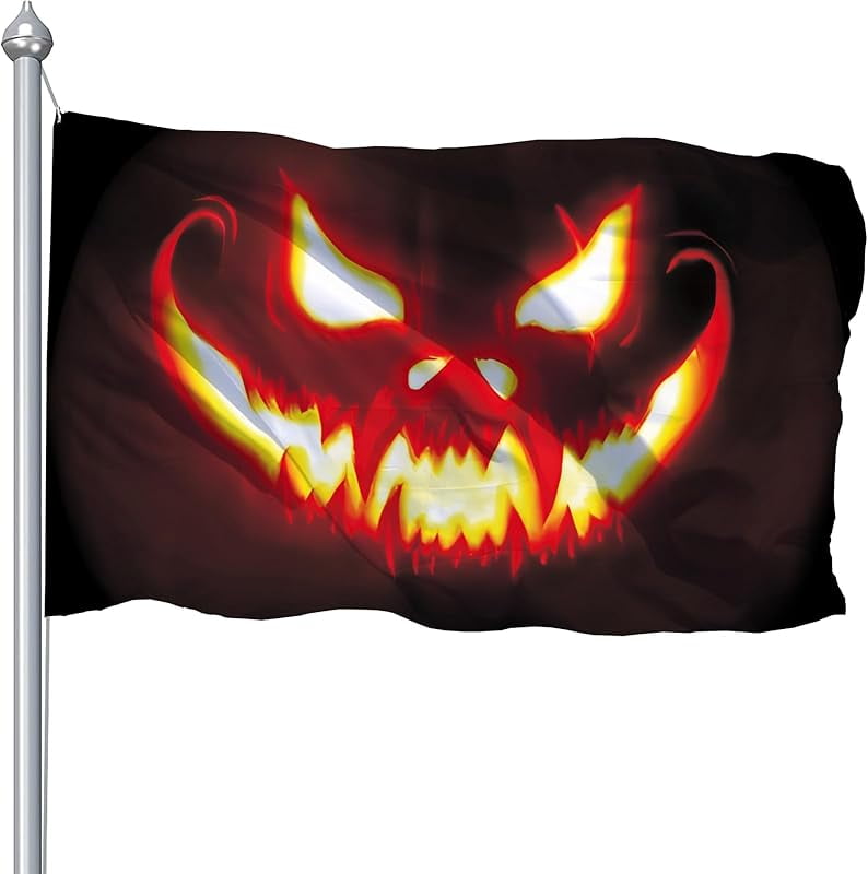 Halloween Flag 3x5 Outdoor, Large Halloween Flags For Outside Flagpole ...