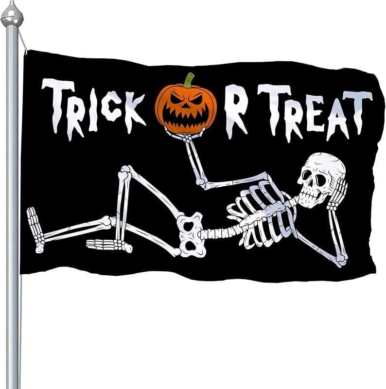 Halloween Flag 3x5 Outdoor, Large Halloween Flags For Outside Flagpole ...
