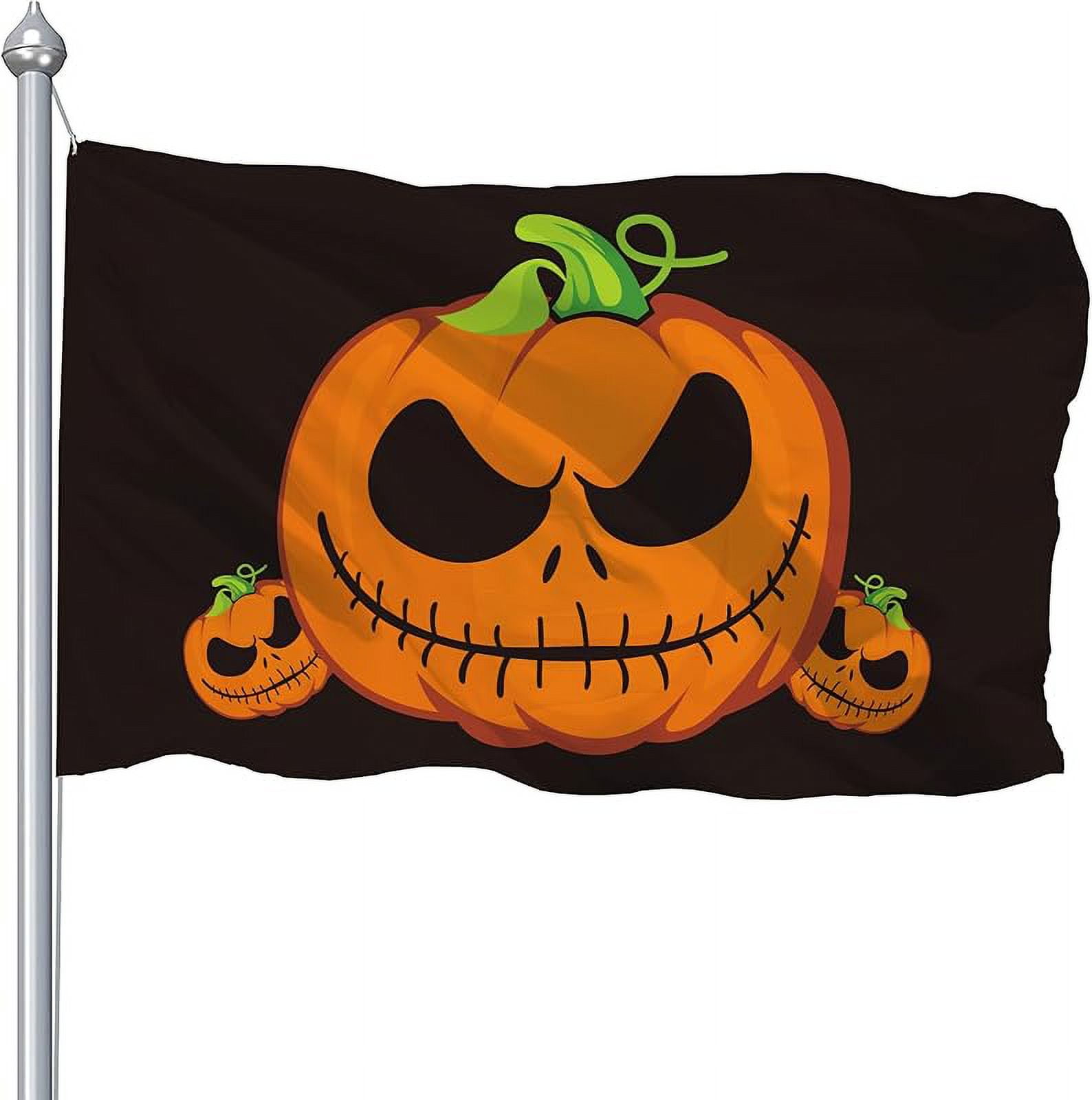 Halloween Flag 3x5 Outdoor, Large Halloween Flags For Outside Flagpole ...