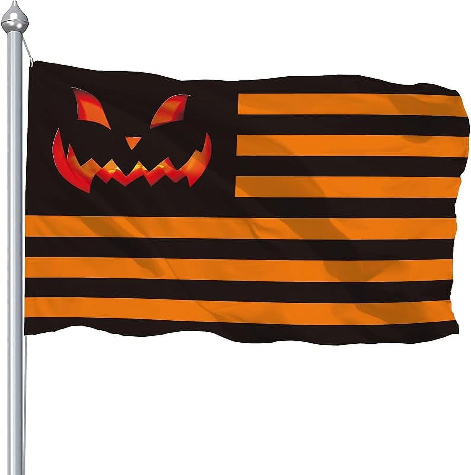 Halloween Flag 3x5 outdoor, Large Scary Halloween Flags For Outside ...
