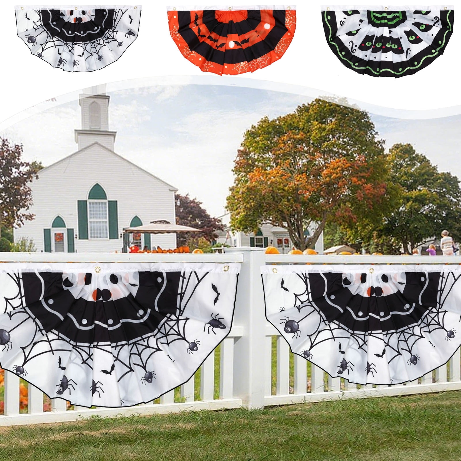 Halloween Flag Halloween Bunting Halloween Flag Bunting Flags Outdoor ...