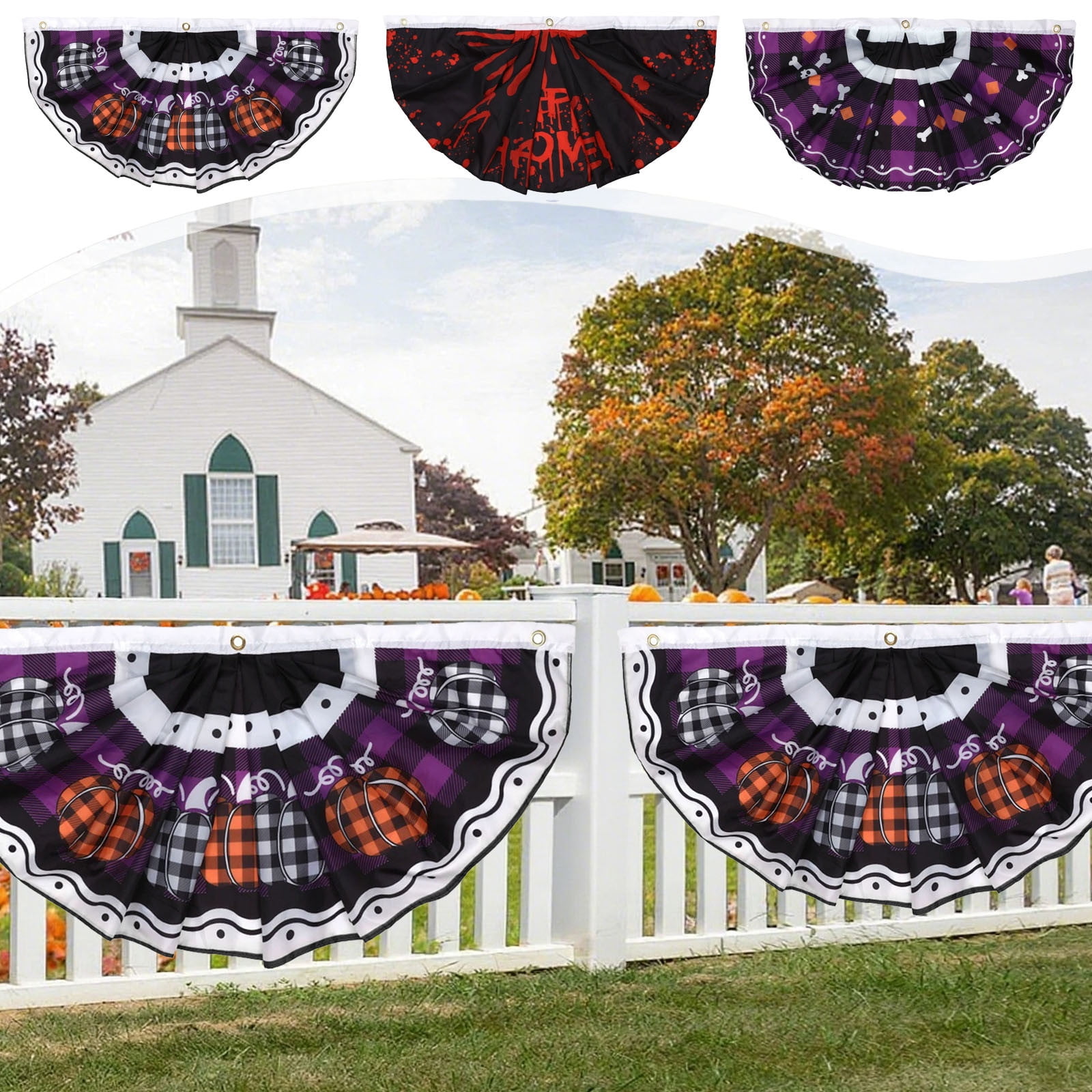 Halloween Flag Halloween Bunting Halloween Flag Bunting Flags Outdoor ...