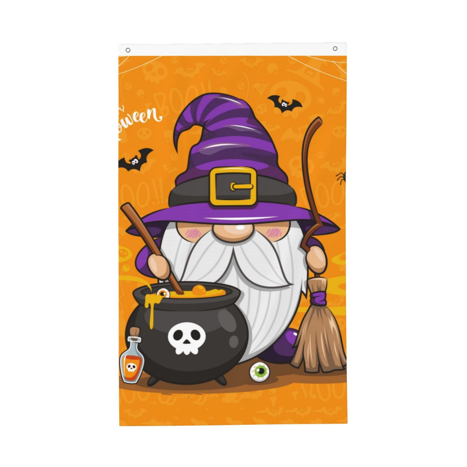 Halloween Flag, Halloween Happy Old Man B Double Sided Garden House ...