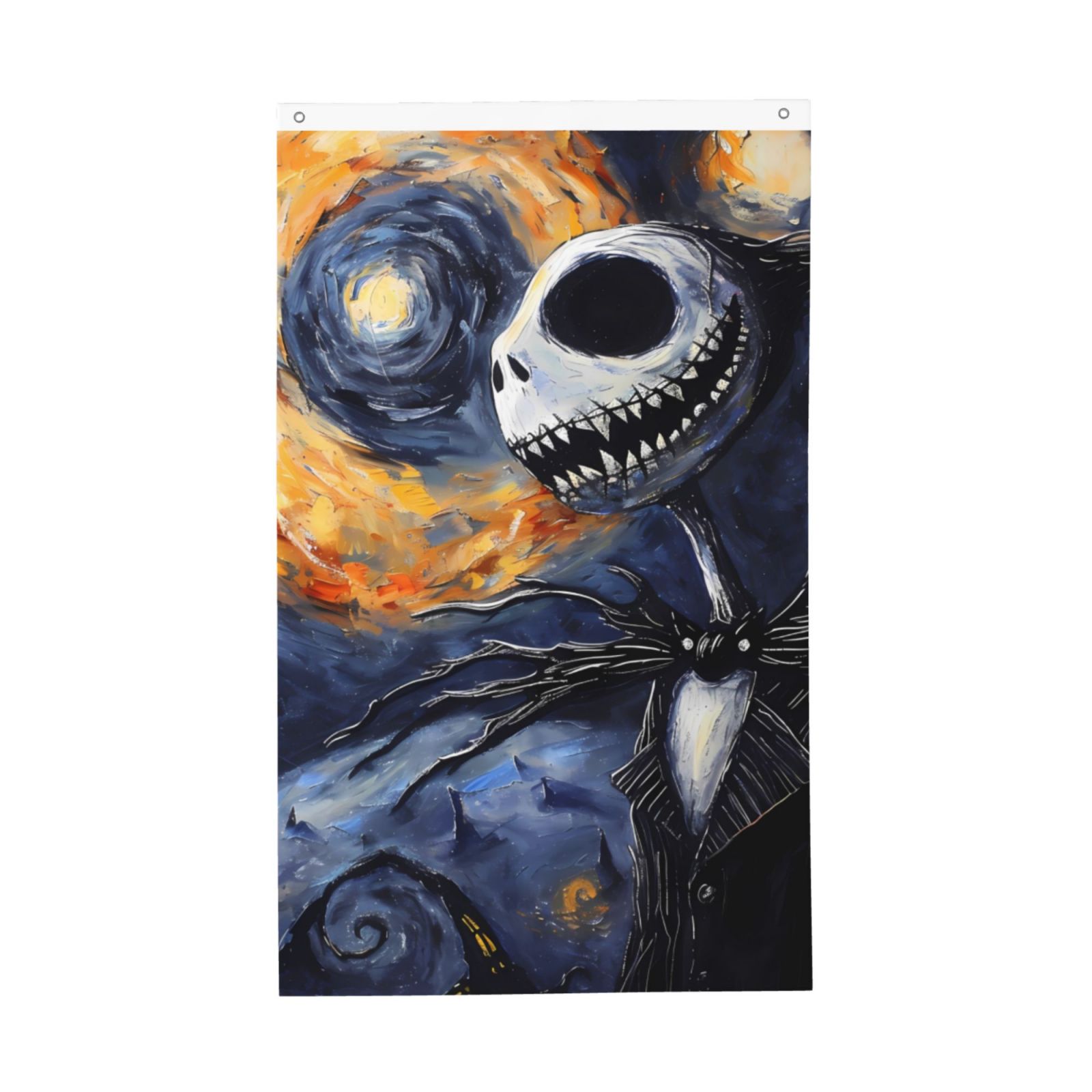 Halloween Flag, Halloween Starry Night Pumpkin Double Sided Garden ...
