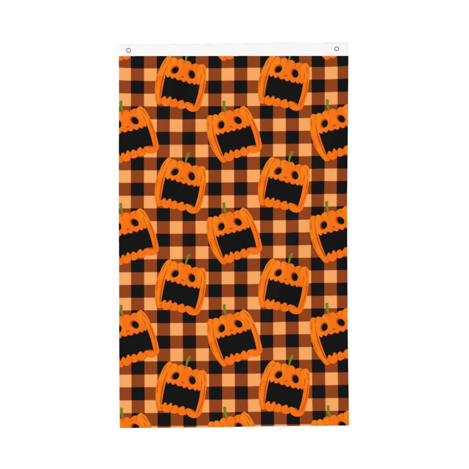Halloween Flag, fun halloween pumpkin funny Double Sided Garden House ...