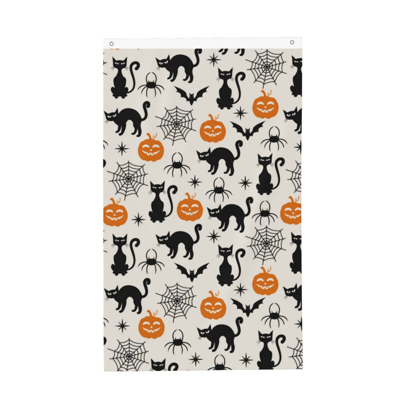 Halloween Flag, halloween pumpkin cat Double Sided Garden House & Yard ...