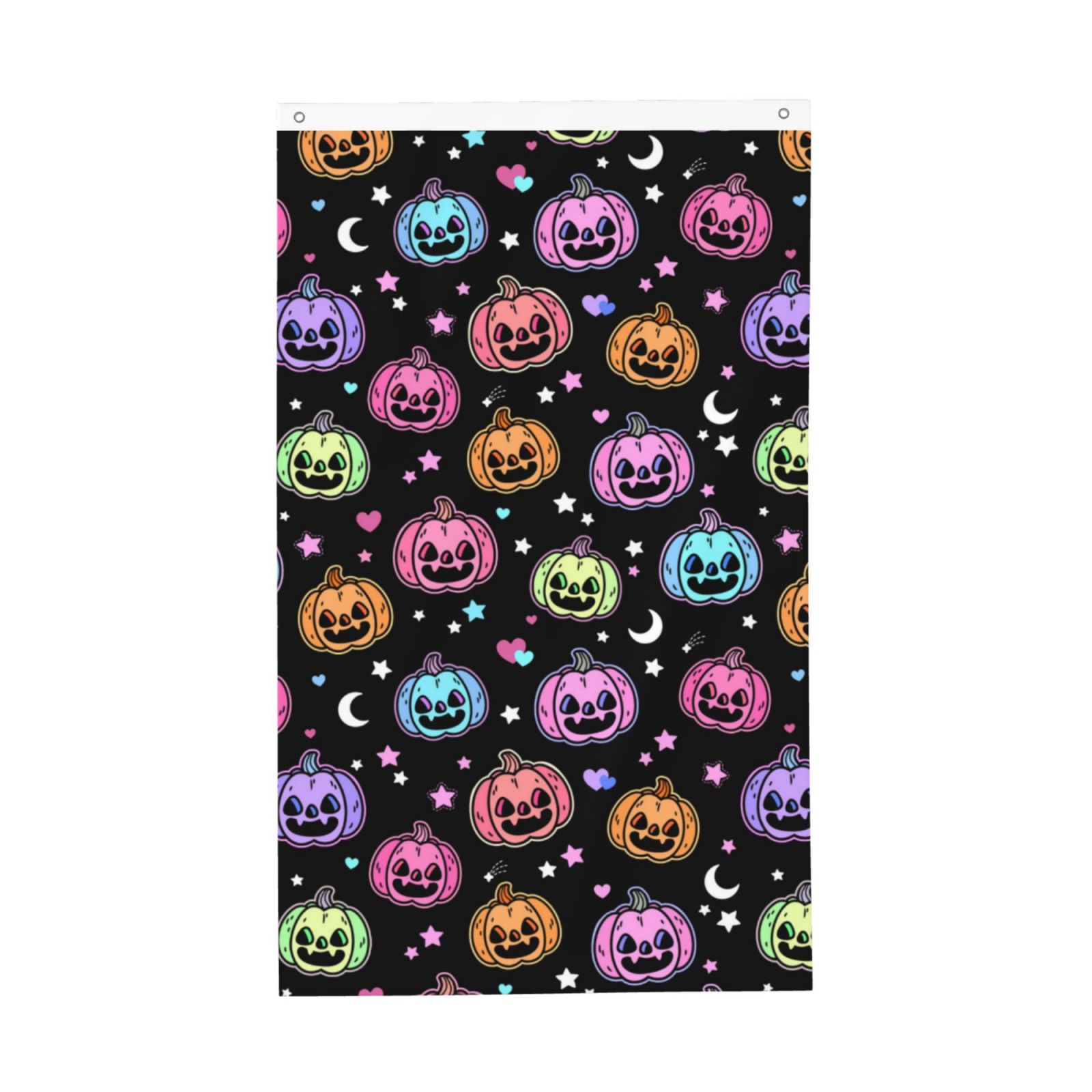 Halloween Flag, pink pumpkin halloween Double Sided Garden House & Yard ...
