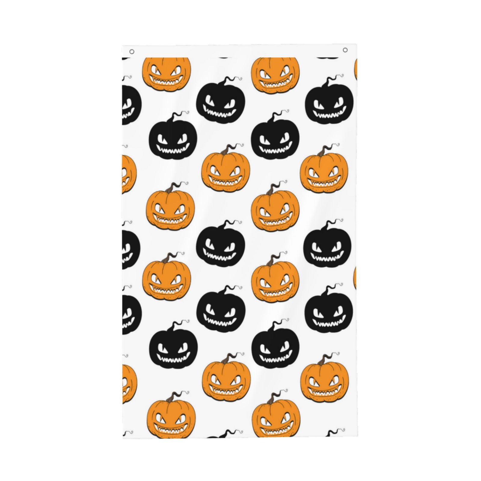 Halloween Flag, pumpkins halloween elements Double Sided Garden House ...
