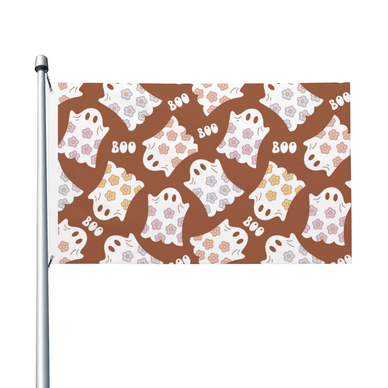 Halloween Flags - cute halloween ghost funny 3x5 Ft Double Sided Yard ...