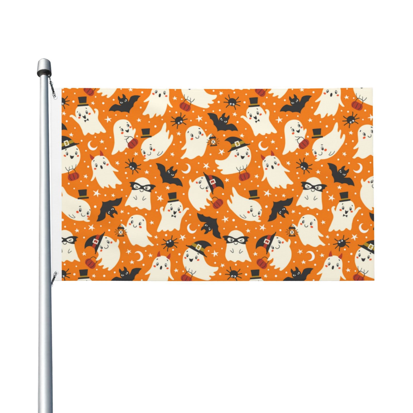 Halloween Flags - cute spooky halloween 3x5 Ft Double Sided Yard Flags ...