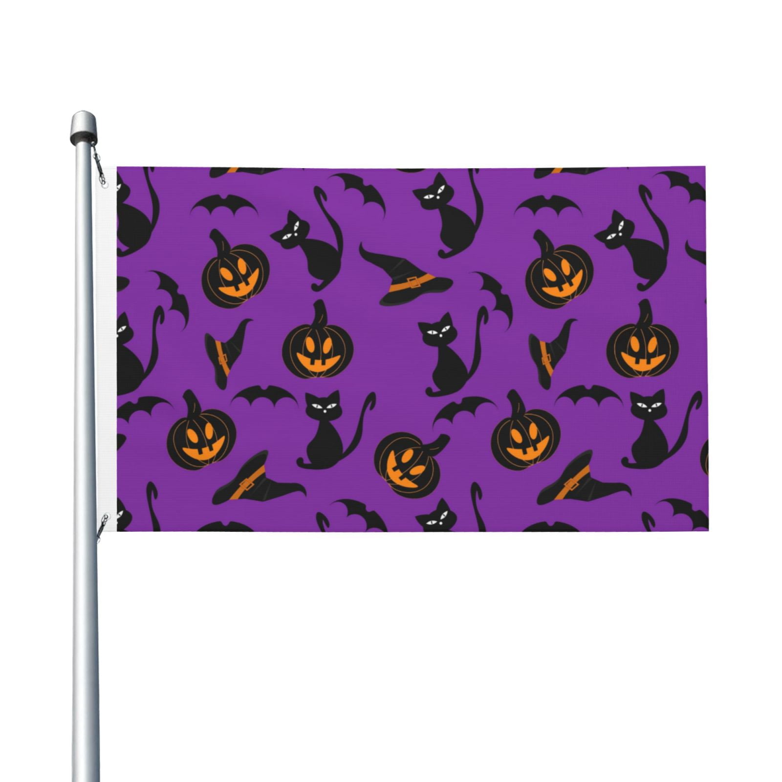 Halloween Flags - halloween cat bat 3x5 Ft Double Sided Yard Flags With ...