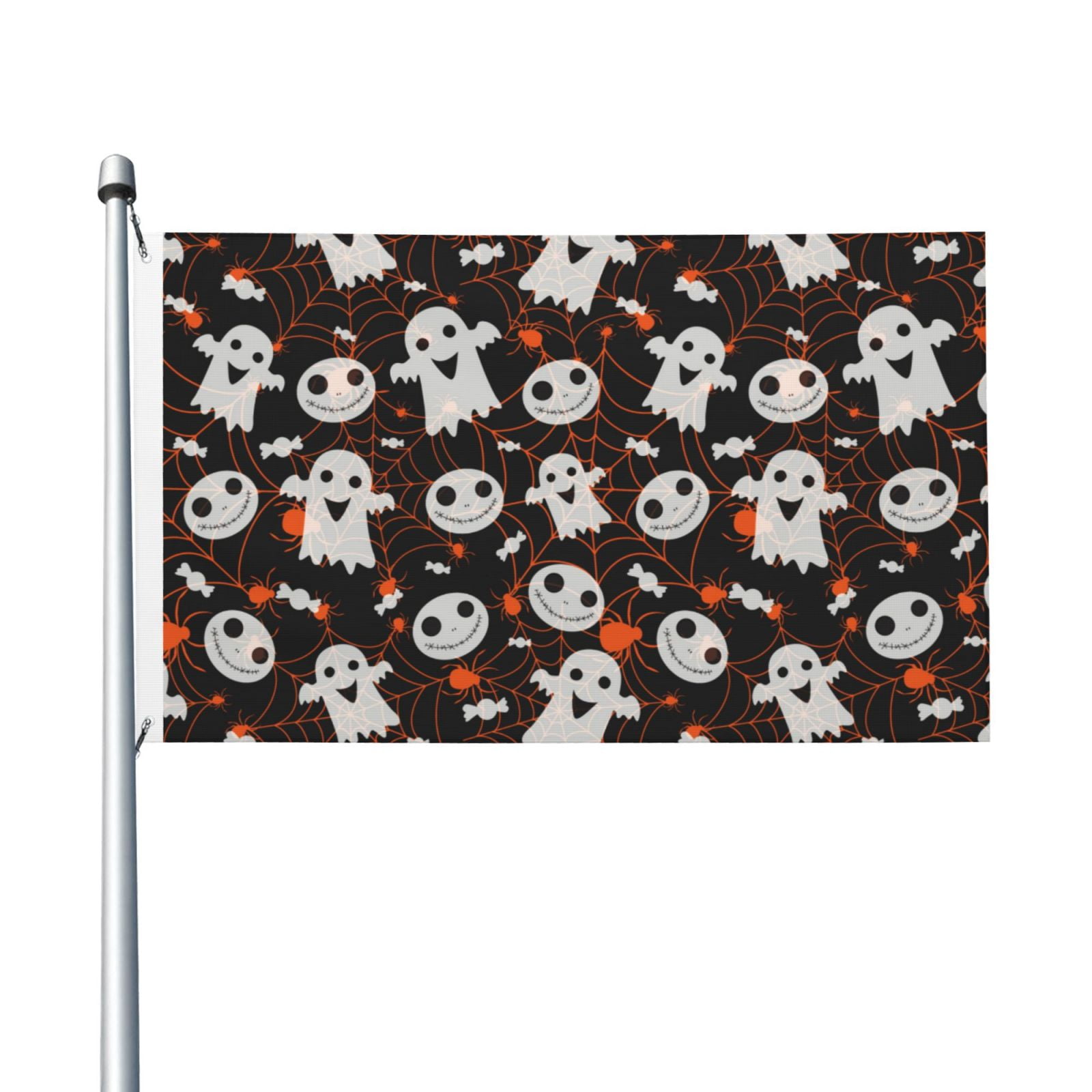 Halloween Flags - halloween spider web ghost 3x5 Ft Double Sided Yard ...