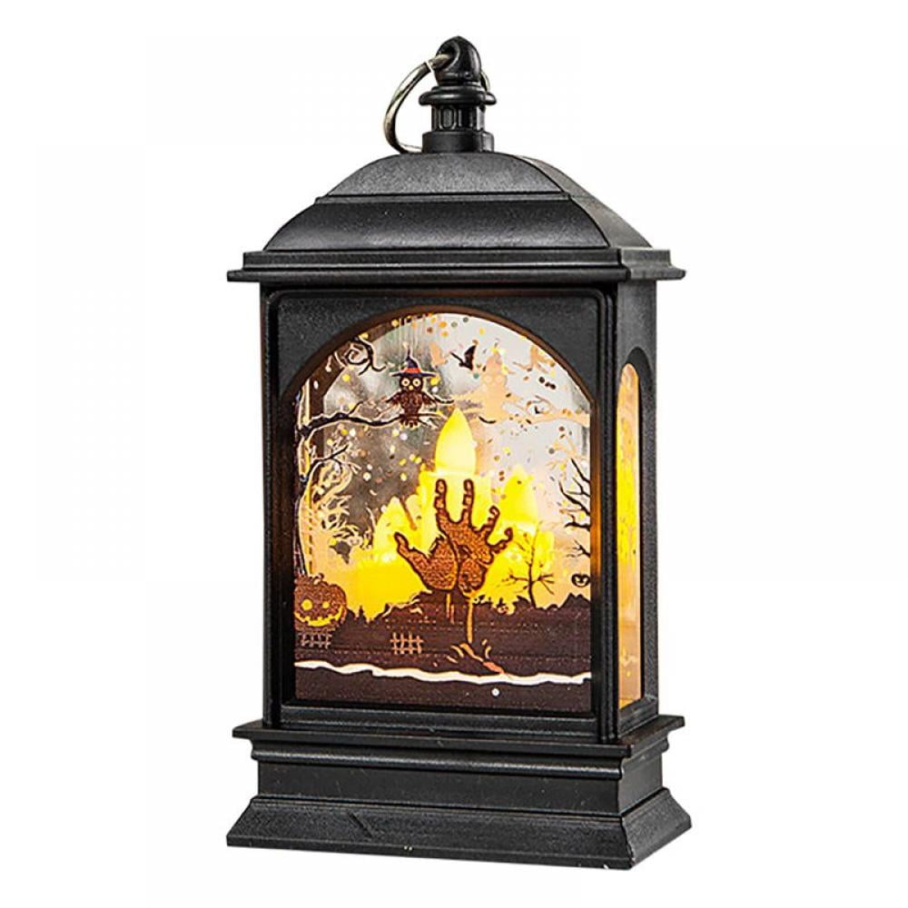 Halloween Flashing Night Ghost Hand Castle Pumpkin Light Flameless ...