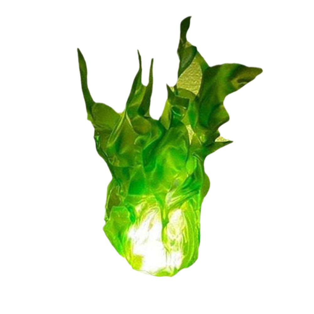 Halloween Floating Fireball Prop - Illuminated Artificial Flame Lamp ...
