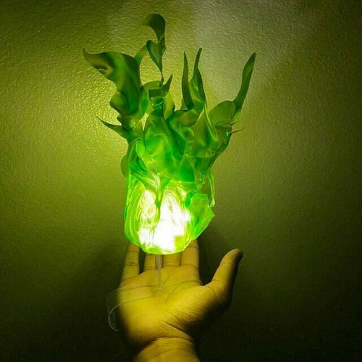 Halloween Floating Fireball Prop, Illuminated Floating Ghost Fire, No ...