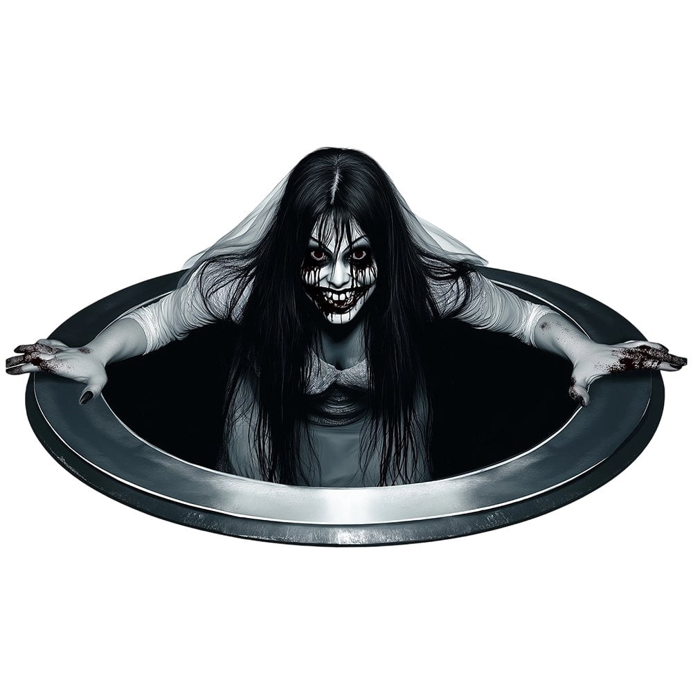 Halloween Floor Decals 3D Ghost Floor Stickers Scary Halloween Wall ...