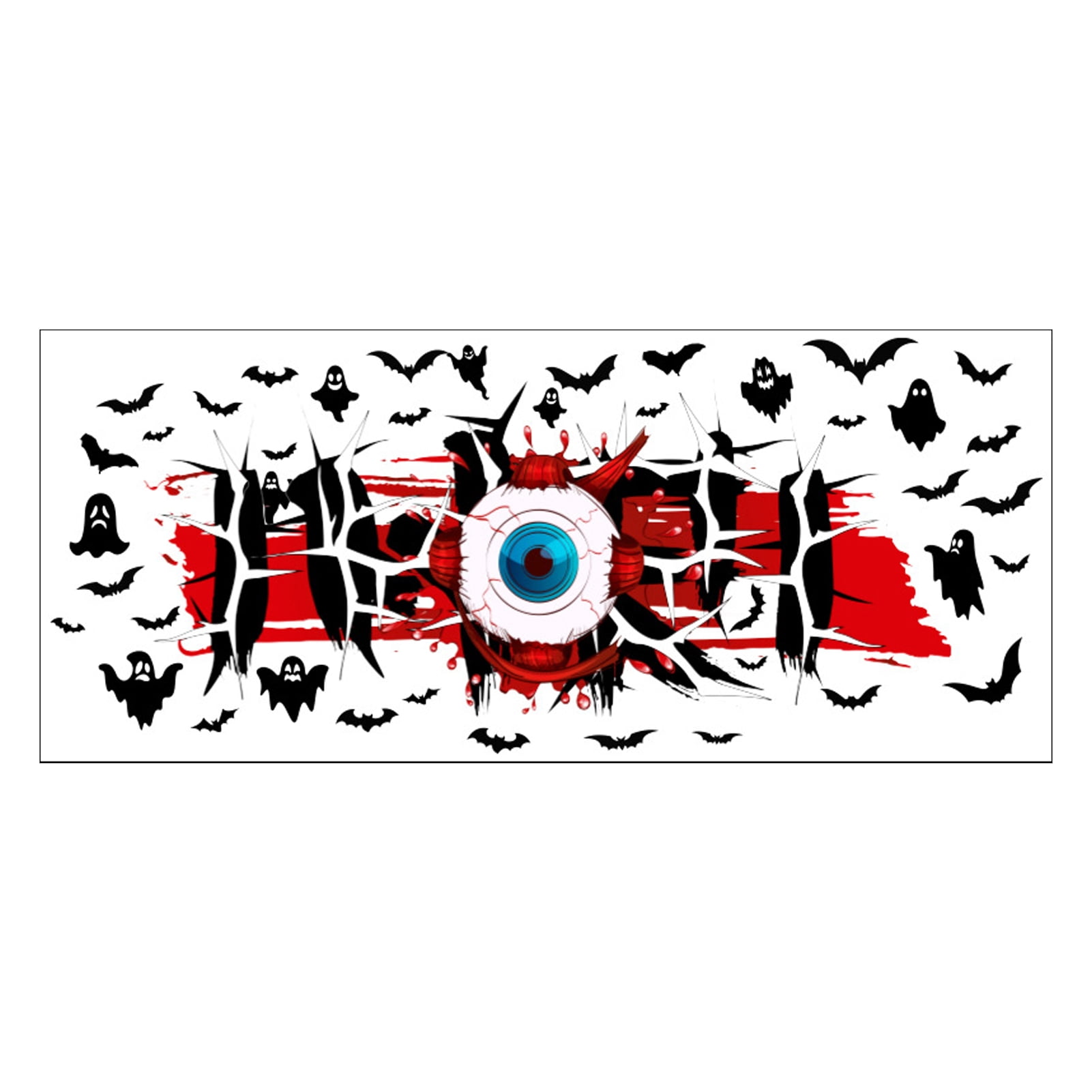 Halloween Floor Decals, 3D Ghost Hand Scratching Floor Stickers Art ...