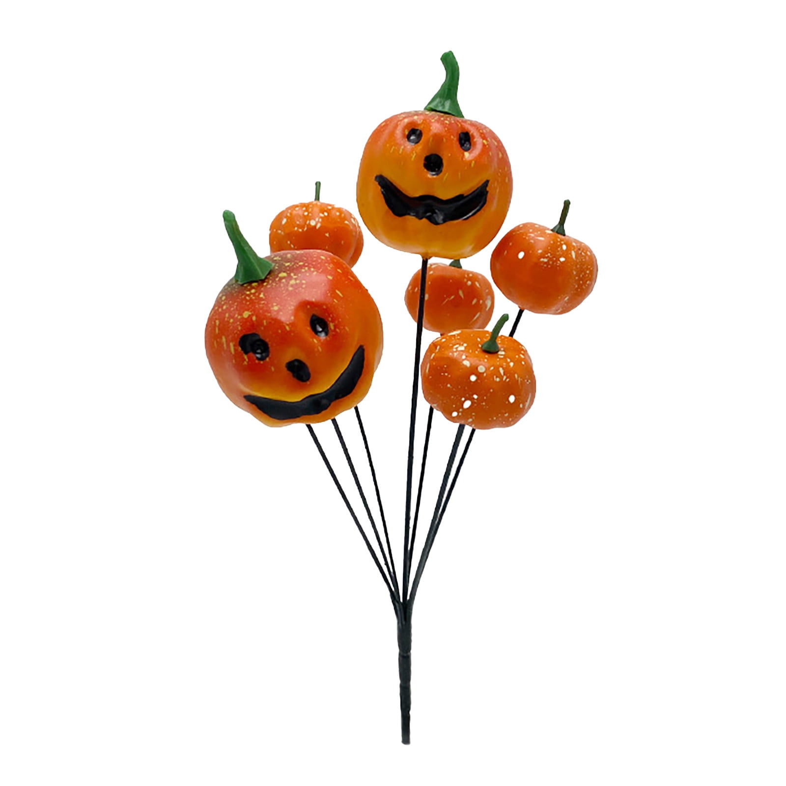 Halloween Floral Picks Set – Spooky Flower Stems with Pumpkins ...