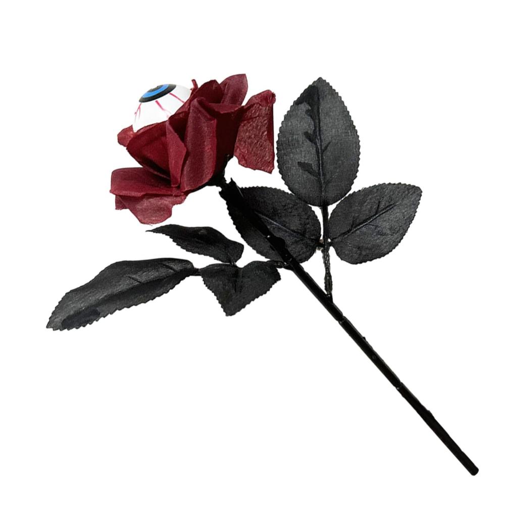 Halloween Flowers | Simulated Eyeball Rose | Artificial Flower Decor ...