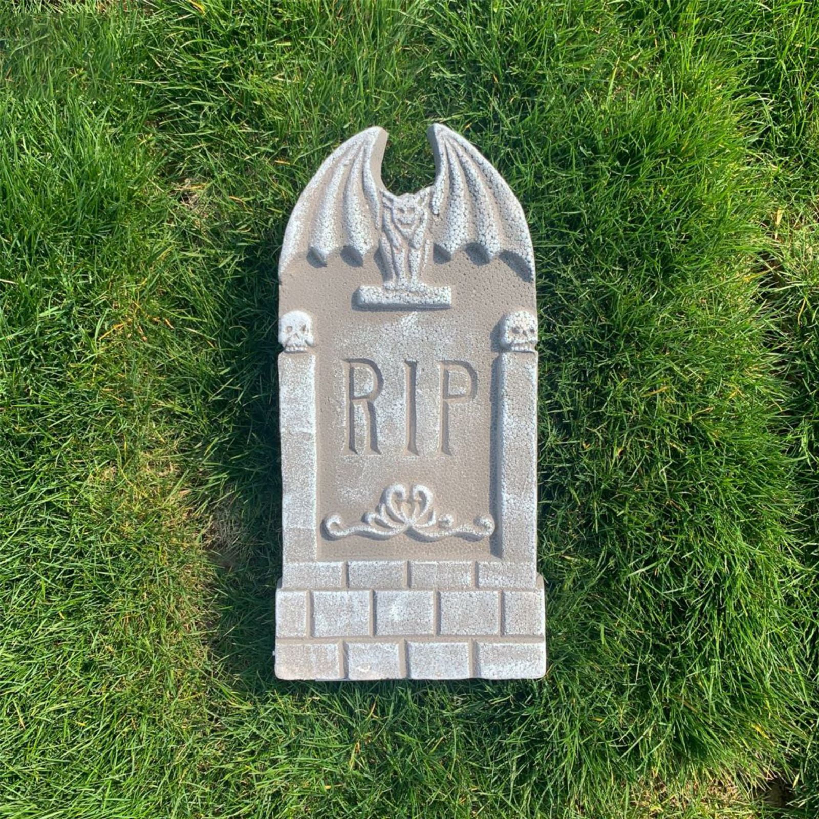Halloween Foam Graveyard Tombstones,Headstone Decorations for Halloween ...