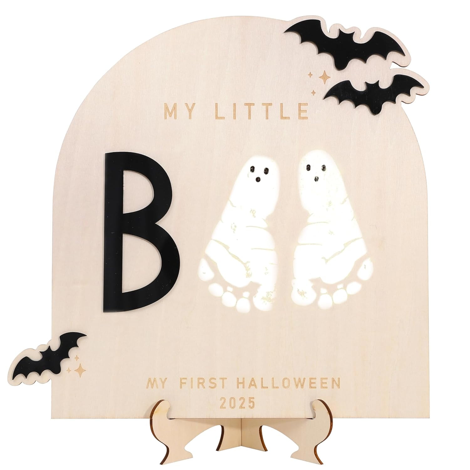 Halloween Footprint or Handprint Art Sign | Trick or Treat | My Little ...