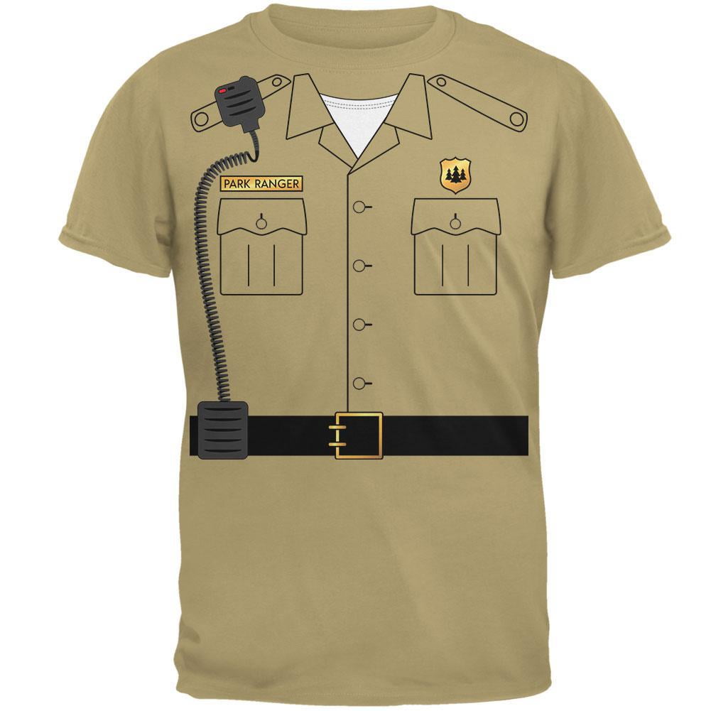 Halloween Forest Park Ranger Costume Mens T Shirt Tan SM - Walmart.com