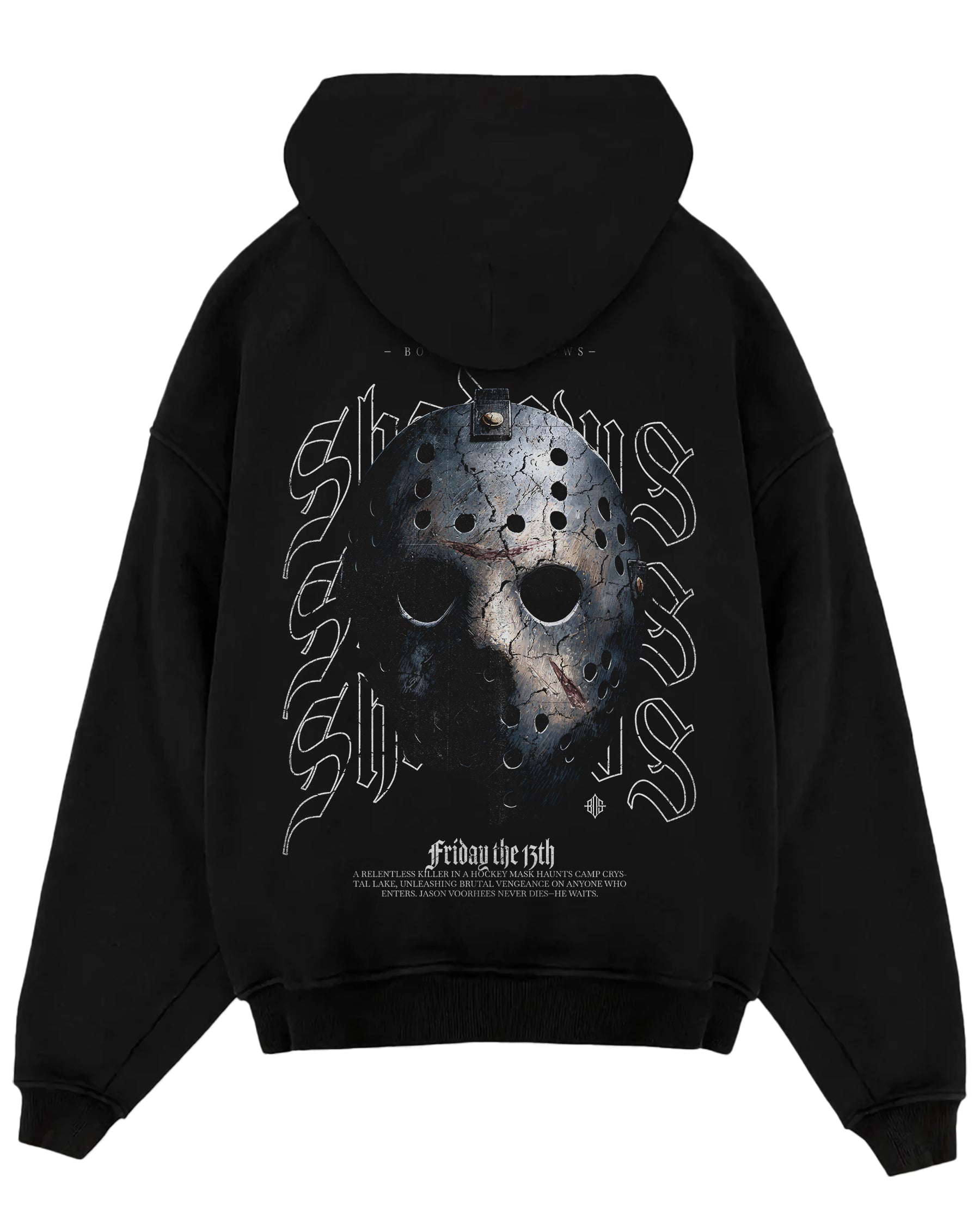 Halloween 'Friday The 13th' Oversized Hoodie, Essential Blank Hoodie ...
