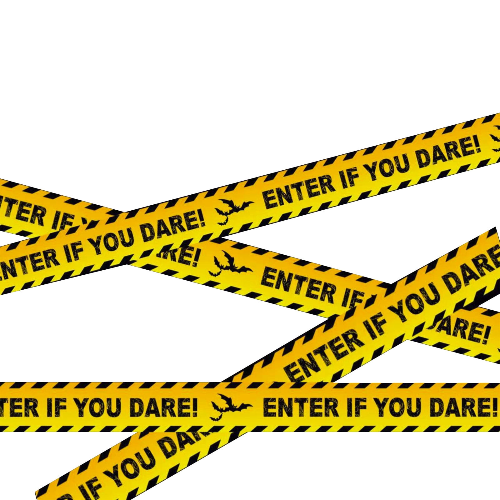 Halloween Fright Tape Bundle - Warning - Enter If You Dare - Caution ...