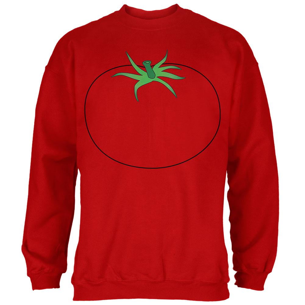 Halloween Fruit Vegetable Tomato Costume Mens Sweatshirt Red LG ...