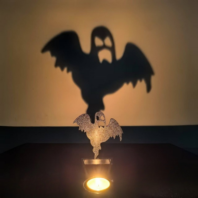 Halloween Funny Shadow Stand Candle Holder Halloween Decorations ...