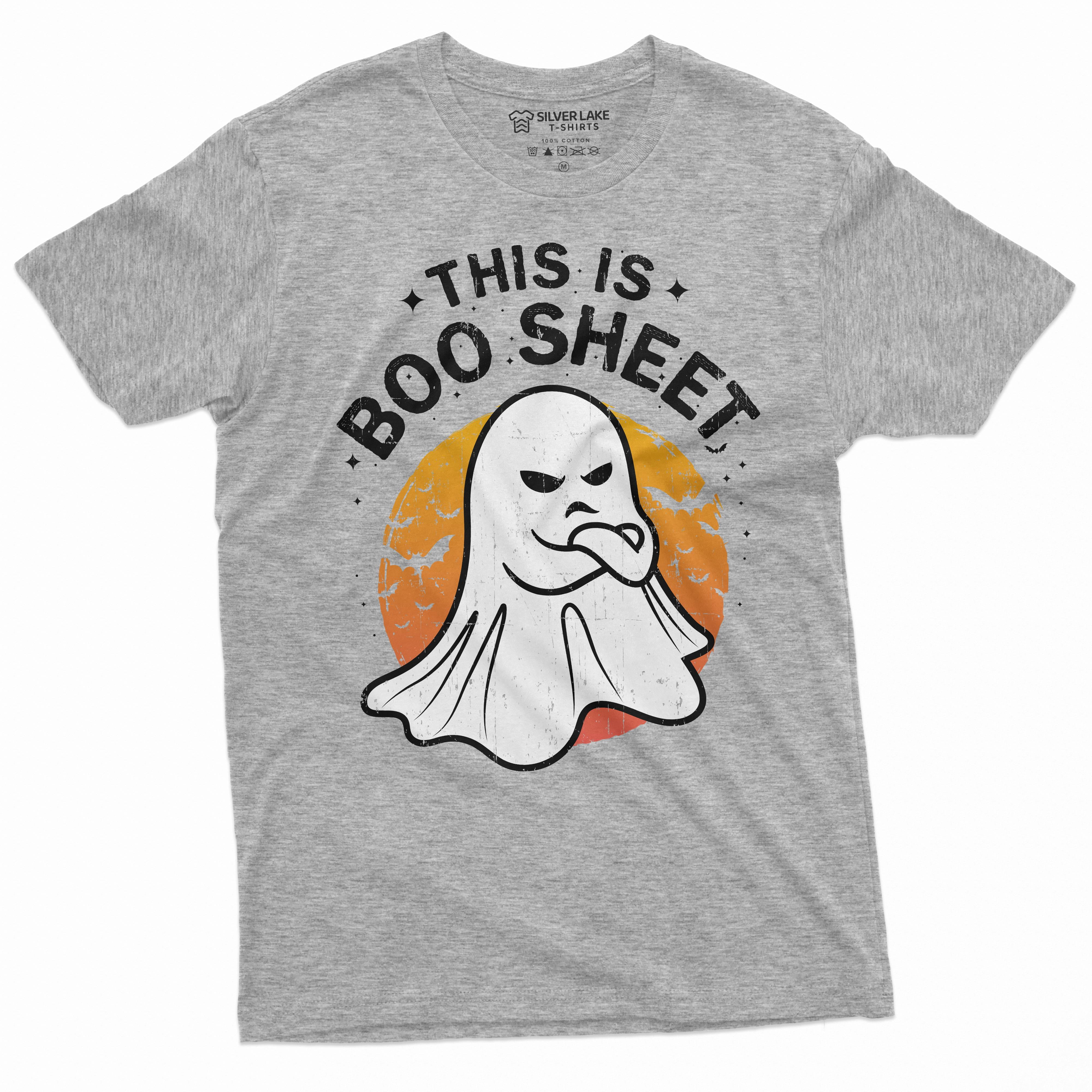 Halloween Funny This Is Boo Sheet T-Shirt Costume Womens Mens Unisex ...