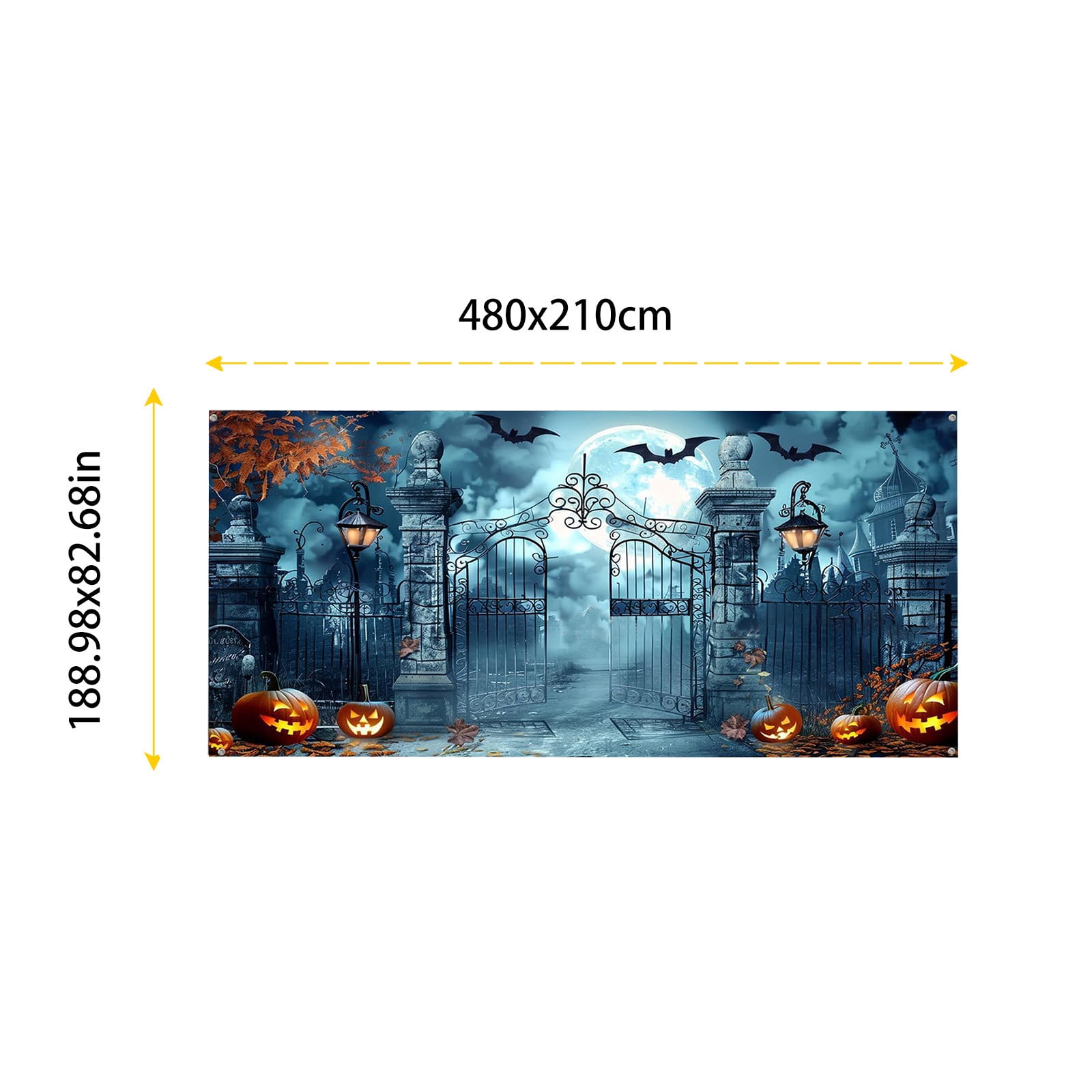 Garage Door Cover Large Hanging Backdrop Door Cover Garage Wall ...