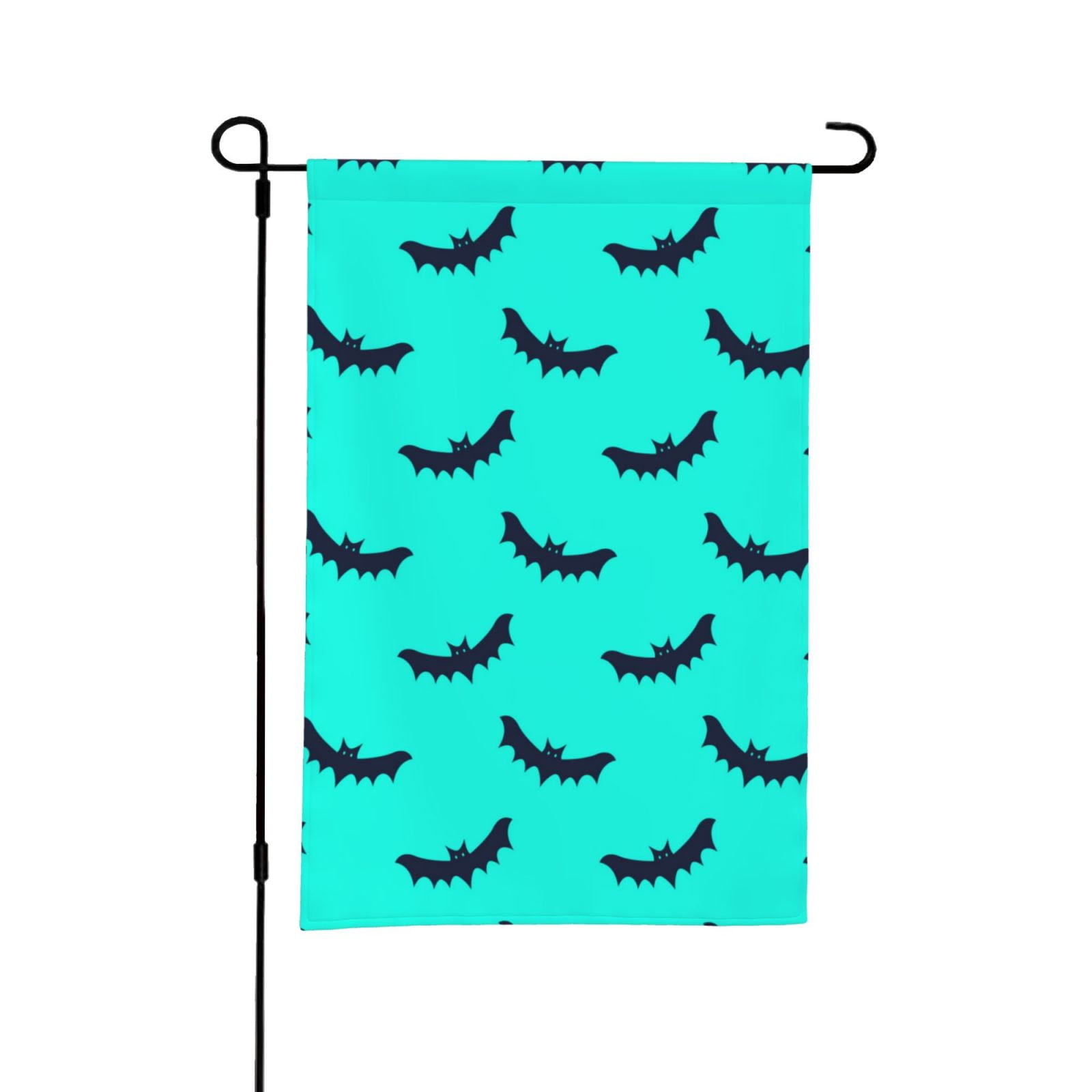 Halloween Garden Flag, Bat halloween ghost green Double Sided House ...