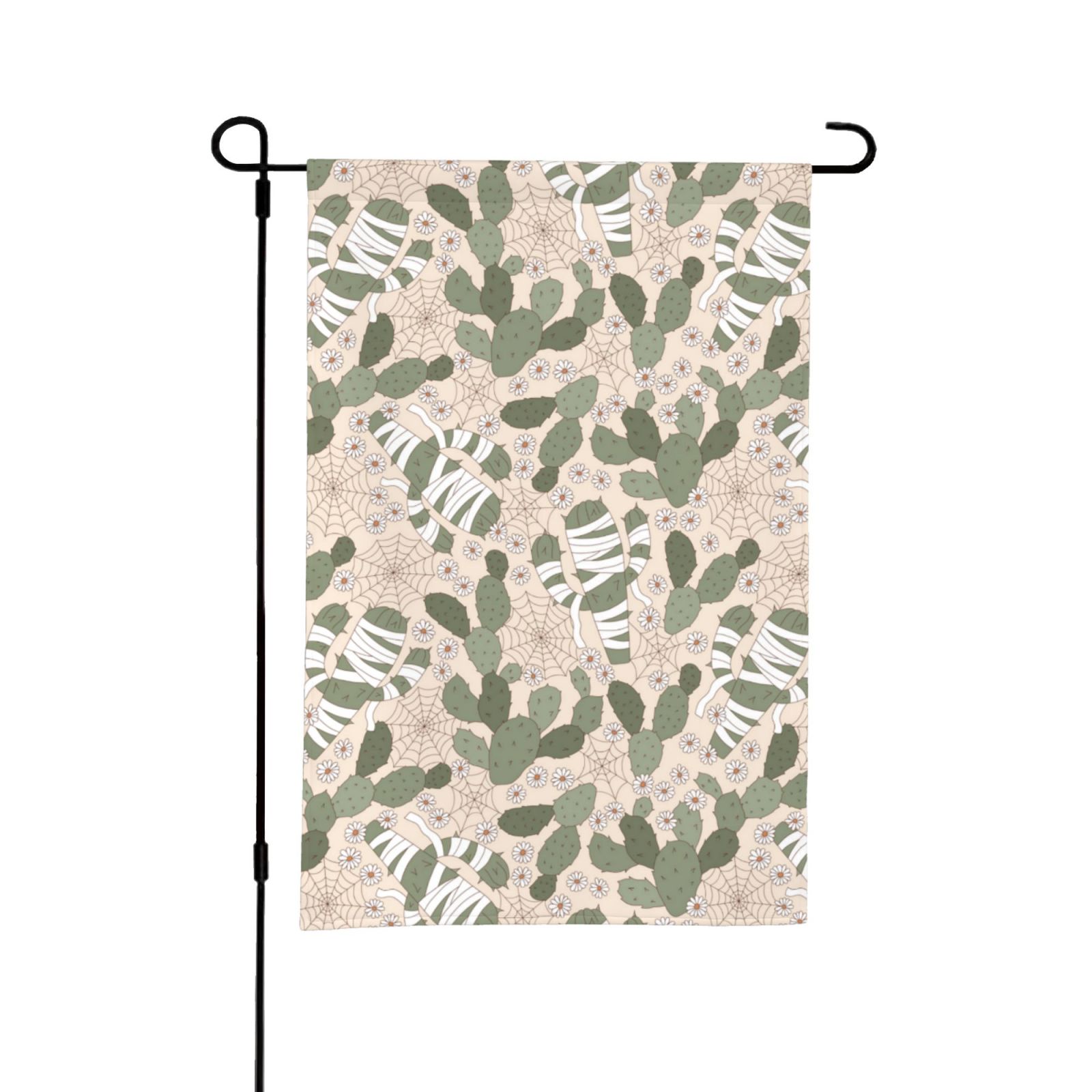 Halloween Garden Flag, Halloween Cactus Double Sided House & Yard Flag ...