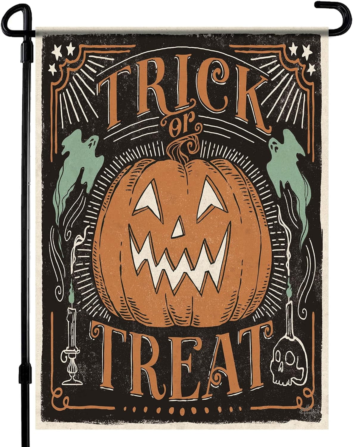 Halloween Garden Flag - Fall Pumpkin Garden Flags 28x40 inch Double ...