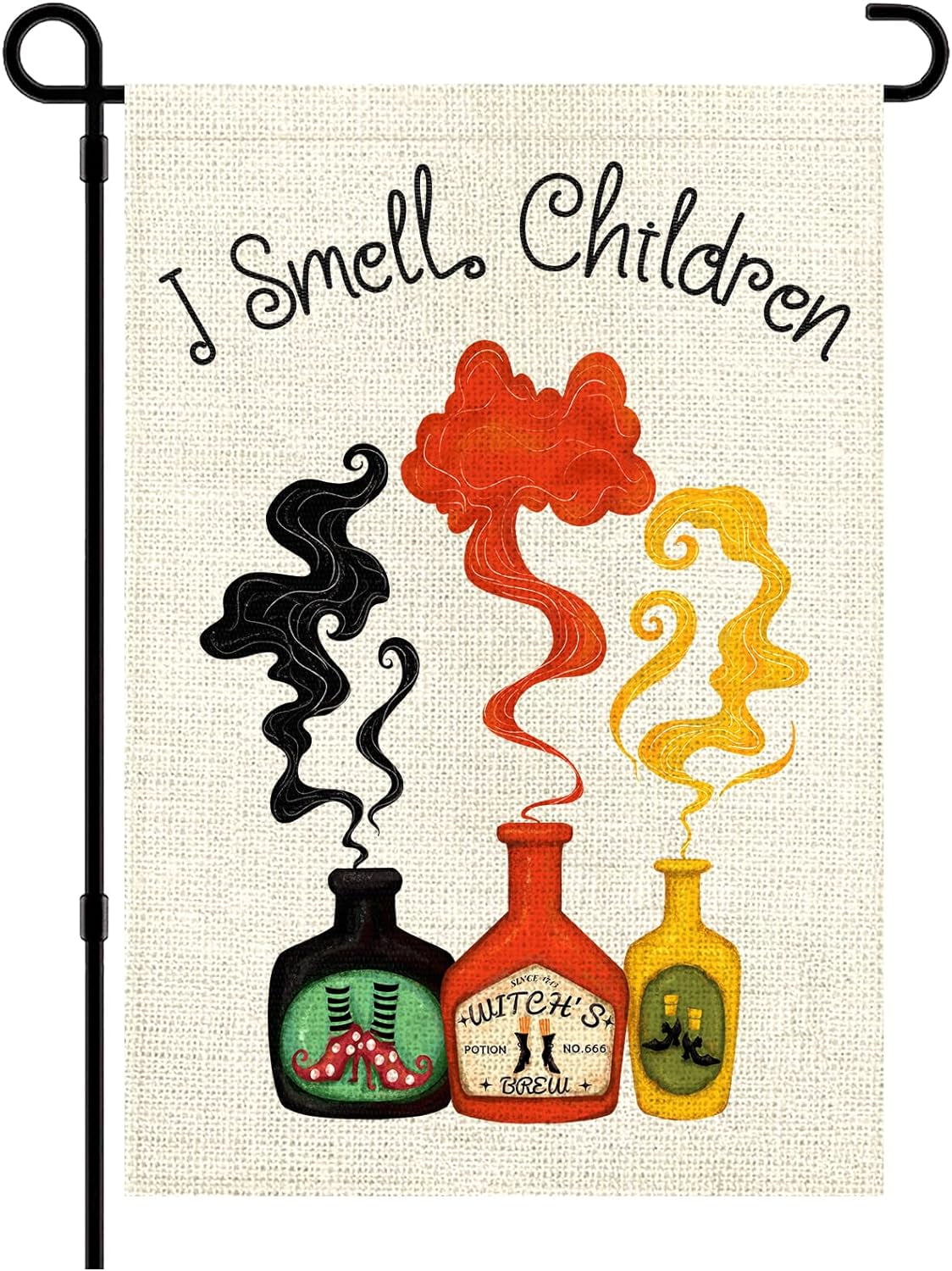 Halloween Garden Flag, Halloween I Smell Children Farmhouse Flag ...