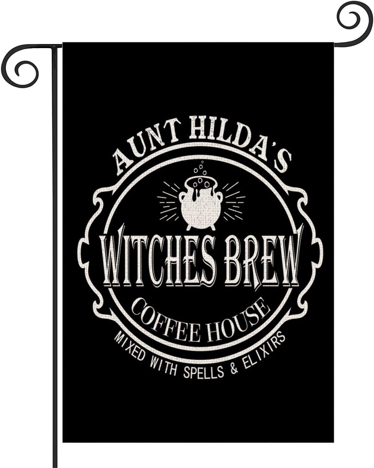 Halloween Garden Flag Vertical Double Sided for Outside, Black ...