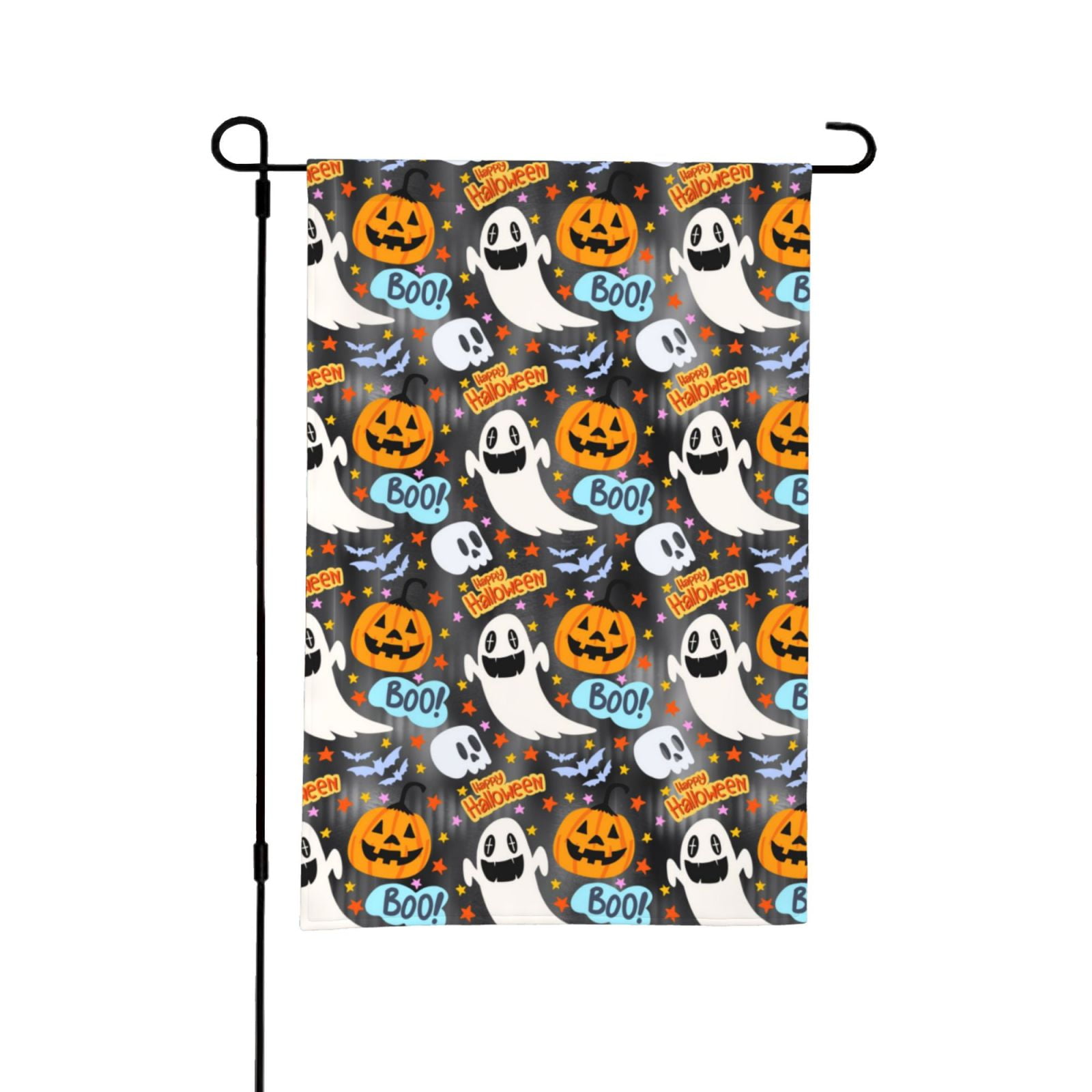 Halloween Garden Flag, happy halloween spooky pumpkin Garden Flags ...