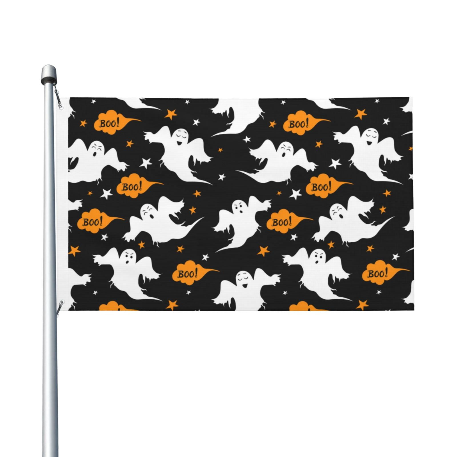 Halloween Garden Flag, pumpkins ghost halloween Double Sided House ...