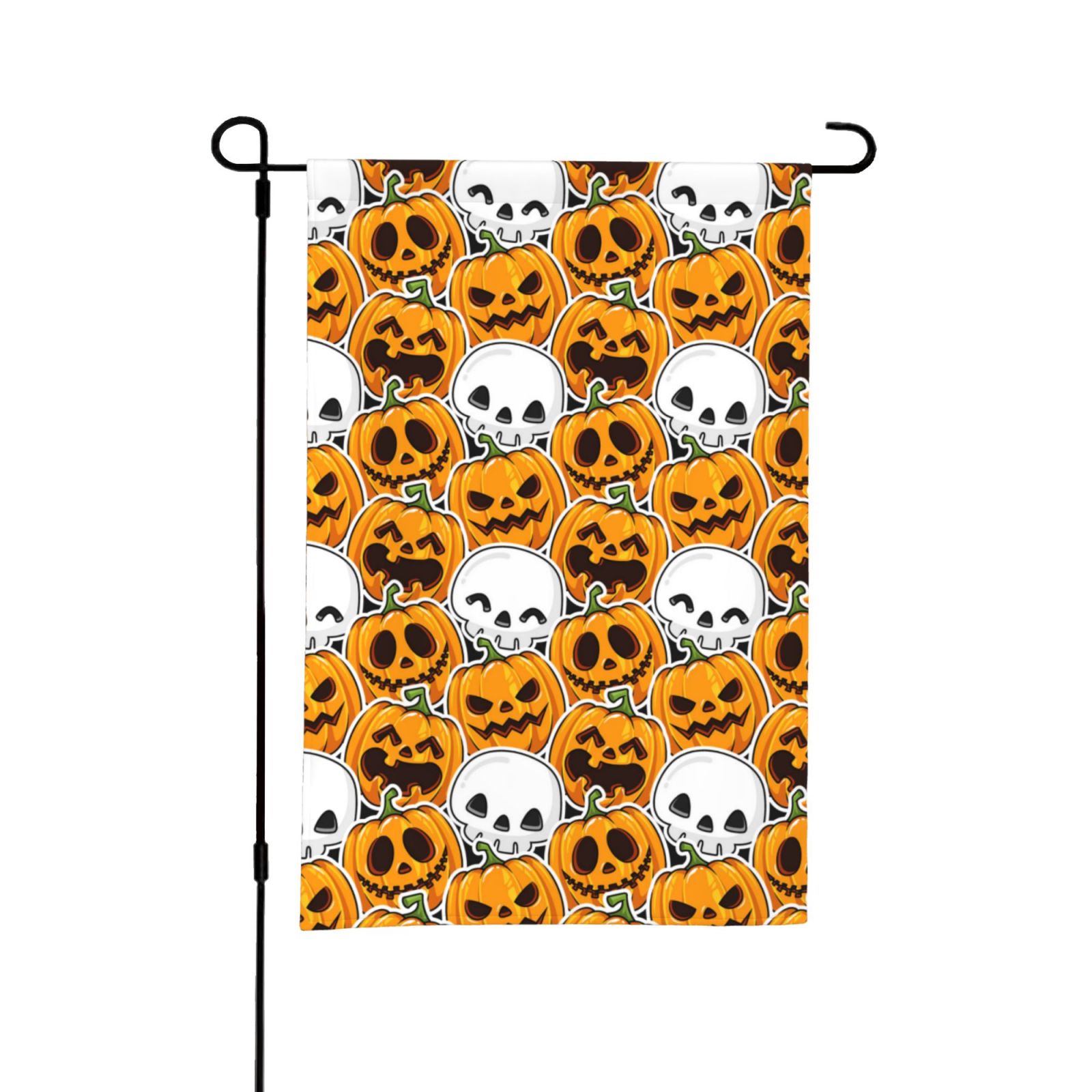 Halloween Garden Flag, pumpkins halloween cartoon Double Sided House ...