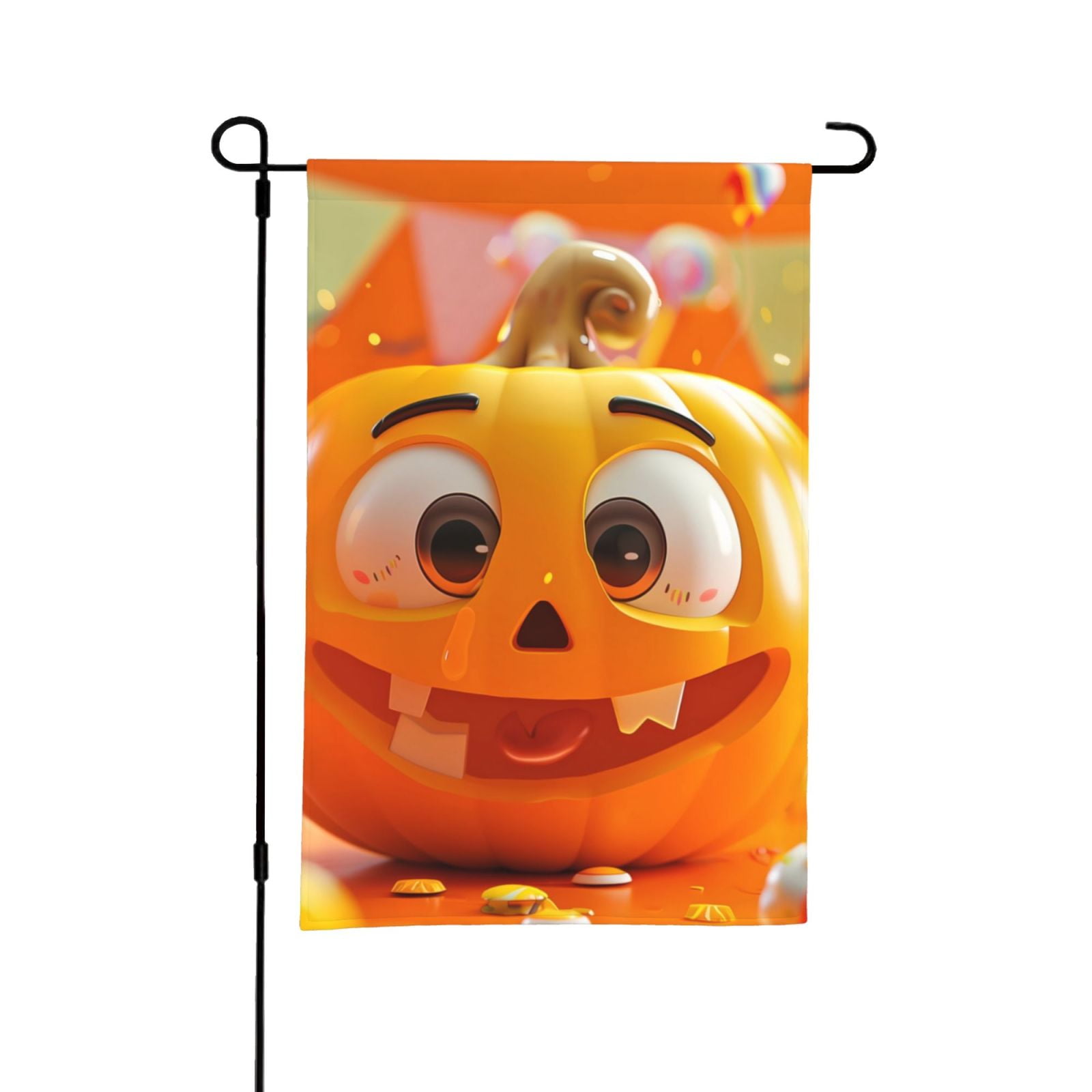 Halloween Garden Flags 12x18 - Halloween Cute Cartoon Pumpkin (2 ...