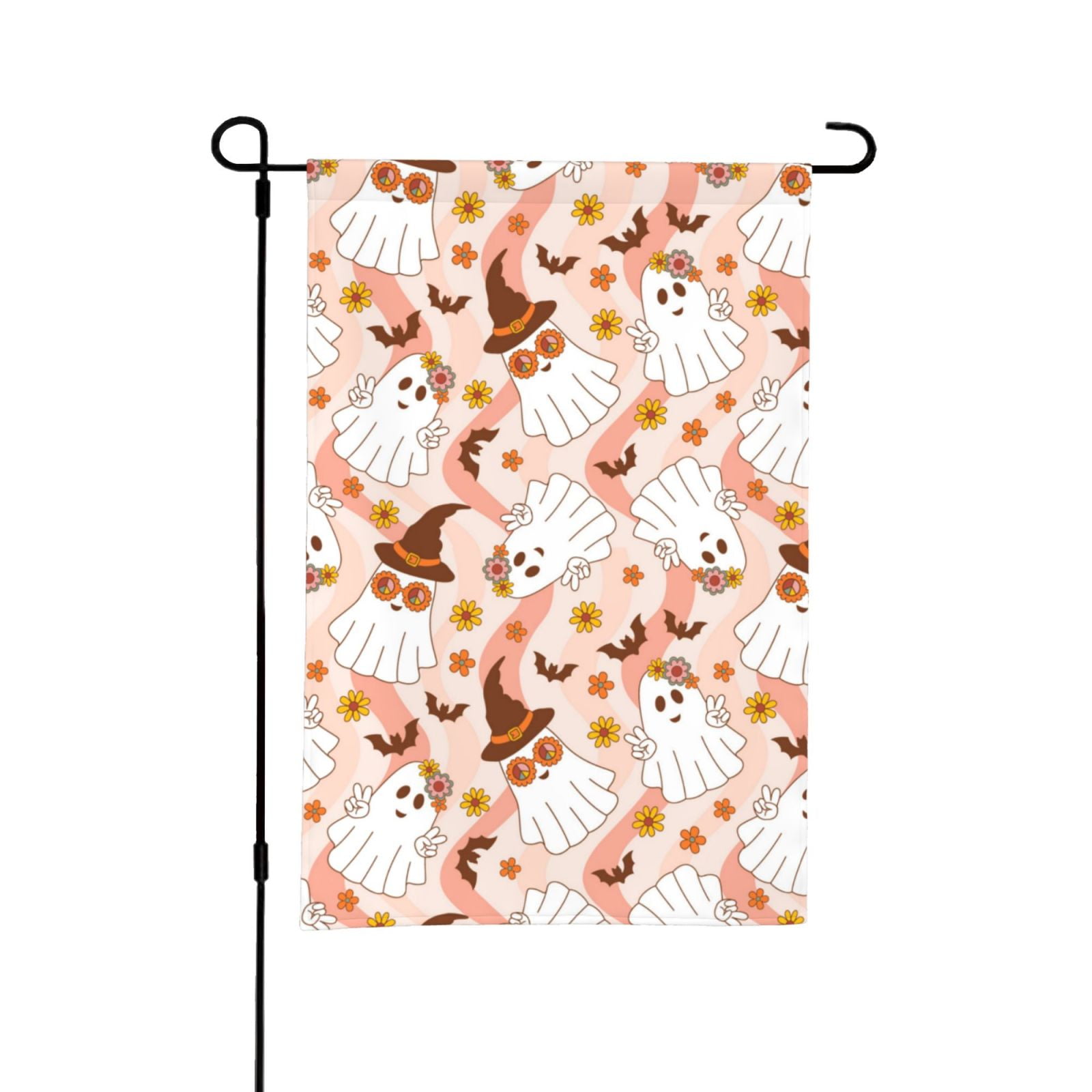 Halloween Garden Flags 12x18 - cartoon cute ghost halloween Double ...