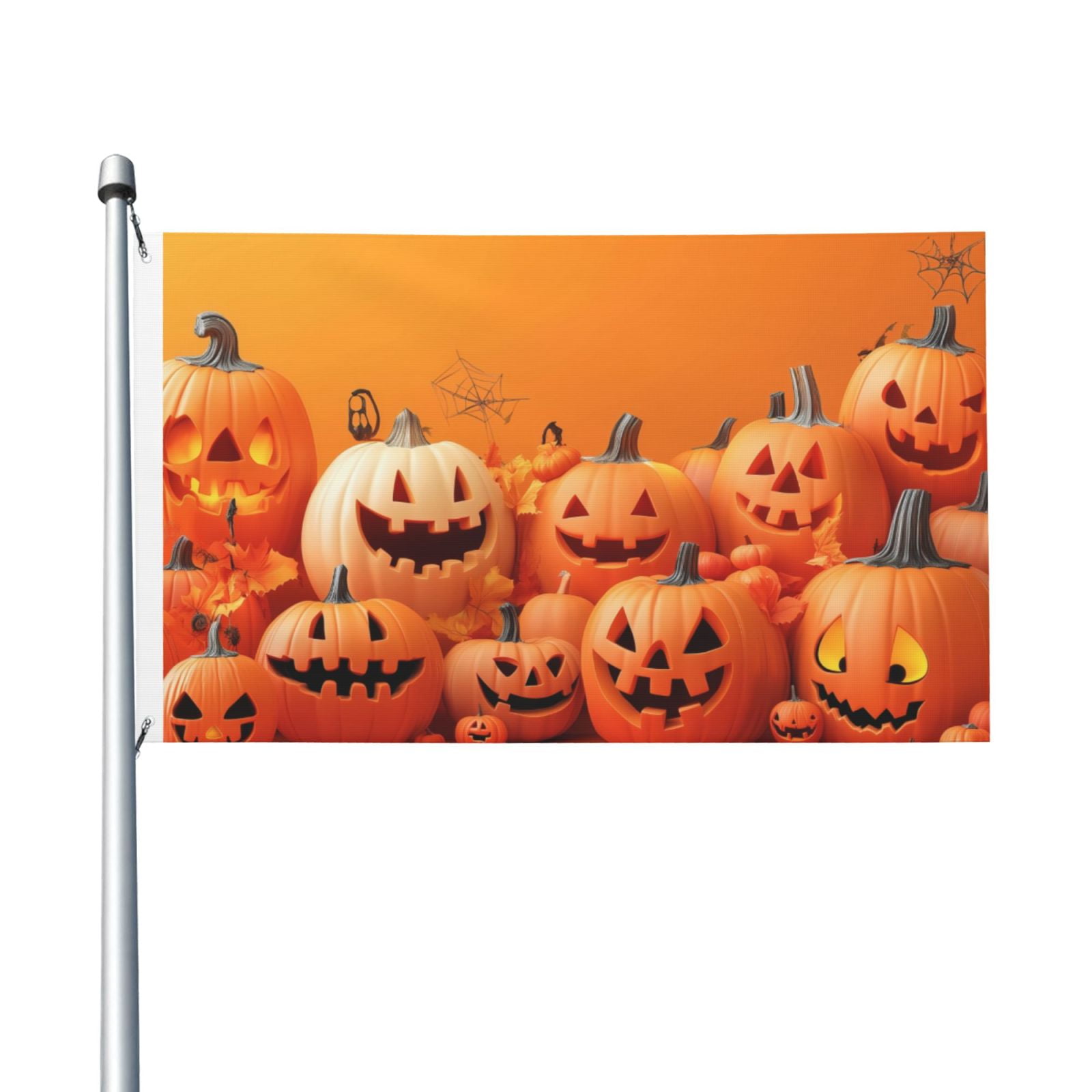 Halloween Garden Flags - Halloween Cute Pumpkin (3) Double Sided 3x5FT ...
